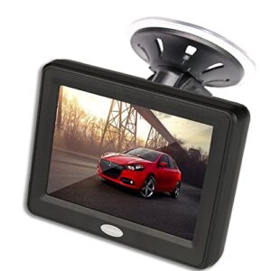 3.5” inch tft lcd car color rear view monitor screen for parking rear view backup camera with 2 optional bracket