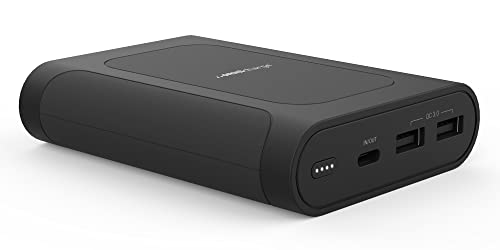 Omni Mobile 12,800 Laptop Power Bank with USB-C | Battery Pack for Laptops, Tablets, Cameras, Smartphones, iPhone, Samsung Galaxy and Other Smart Devices