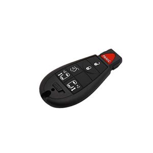 DRIVESTAR Keyless Entry 6 Buttons Remote Start Car Key Fob for Chrysler Town Country,for Dodge Grand Caravan Volkswagen Routan M3N5WY783X, IYZ-C01C Set of 2