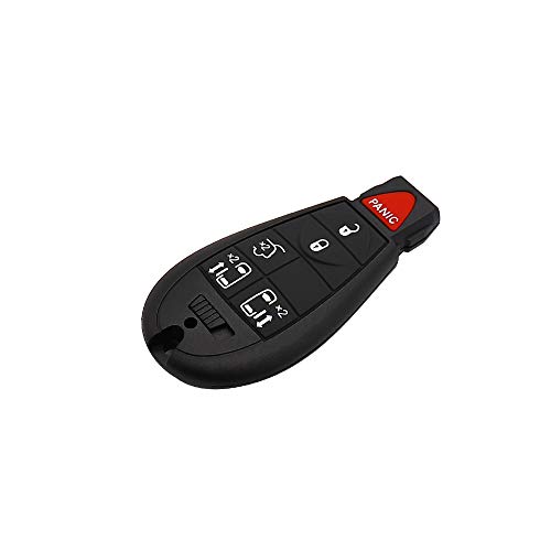 DRIVESTAR Keyless Entry 6 Buttons Remote Start Car Key Fob for Chrysler Town Country,for Dodge Grand Caravan Volkswagen Routan M3N5WY783X, IYZ-C01C Set of 2