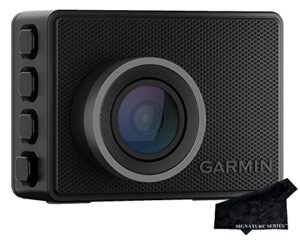 garmin dash cam 47, 1080p, 140-degree fov, remotely monitor your vehicle and signature series cloth