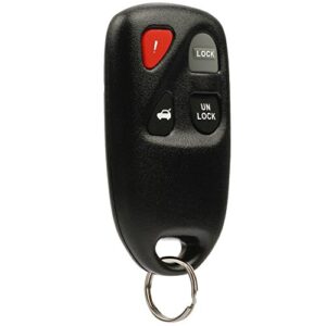 car key fob keyless entry remote fits mazda 6 2003 2004 2005 (kpu41805, 41805, 4238a-12076)