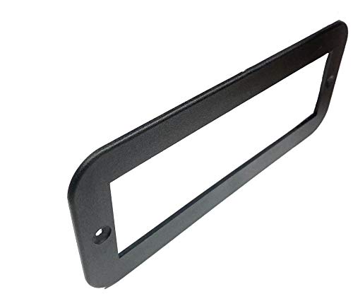 Generic Kioti Radio Mounting Plate for Mounting Single Din Stereo Radio Mount Black Trim Bezel