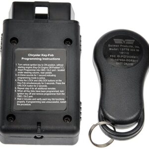 Dorman 13776 Keyless Entry Remote 4 Button Compatible with Select Chrysler / Dodge / Jeep Models (OE FIX)