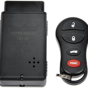 Dorman 13776 Keyless Entry Remote 4 Button Compatible with Select Chrysler / Dodge / Jeep Models (OE FIX)