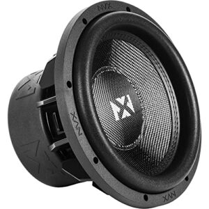 NVX VCW124v3 (VCW124 Version 3) 2400 Watt Peak (1200W RMS) 12" VC-Series v3 Dual 4-Ohm Car Subwoofer…