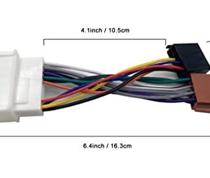 Thewinio Radio Stereo Wiring Harness for Honda 1993-2013, Suzuki 1998-2016 Car CD Player Aftermarket ISO Standard Adapter Plug Connector Replacement