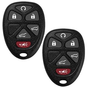 helloauto key fob fit for gmc yukon/chevy tahoe suburban cadillac escalade fcc id: ouc60270 ouc60221