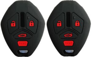 smart key fob covers case compatible with mitsubishi eclipse endeavor galant lancer outlander