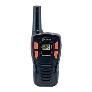 Cobra CXT195 16-Mile microTALK 2-Way Walkie Talkies 2 Pack, Black