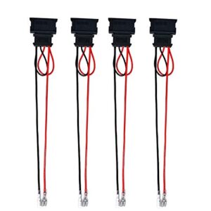 4 pack speaker wire harness adapter replacement for volkswagen speaker harness vw jetta gli gti beetle golf passat polo car speaker connector harness adapter