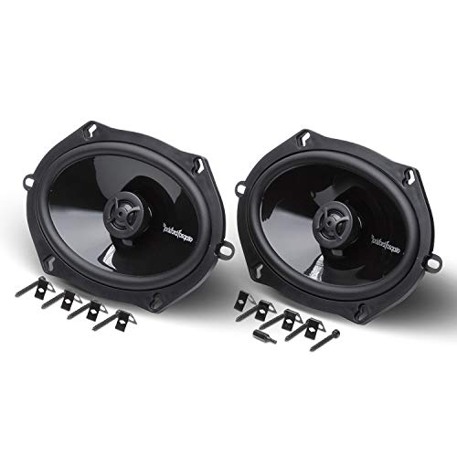 Rockford Fosgate P1572 Punch 5"x7" 2-Way Coaxial Full Range Speakers - Black (Pair)