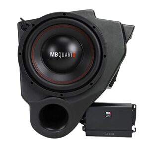 mb quart mbqr-sub-2 400 watt stage 2 polaris rzr tuned atv subwoofer system