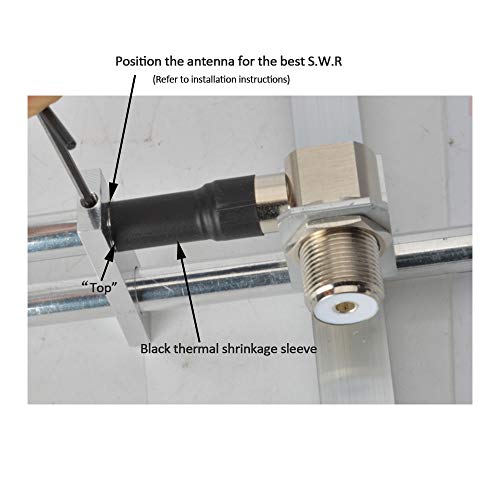 HYS YAGI Antenna High Gain 9dBi UHF 70cm Base Antenna UHF 400-470 MHz 5 Elements Antenna for Motorola Repeater Kenwood Baofeng 2-Way Radio