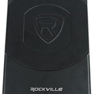 Rockville SS10P 10" 800w Slim Under-Seat Active Powered Car/Truck Subwoofer Sub