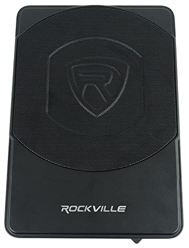 Rockville SS10P 10" 800w Slim Under-Seat Active Powered Car/Truck Subwoofer Sub