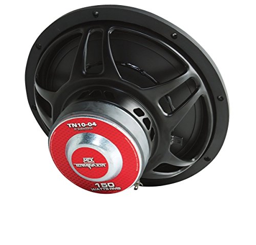 MTX TN10-04 10-Inch Single 4-OHM Subwoofer 150-Watt RMS