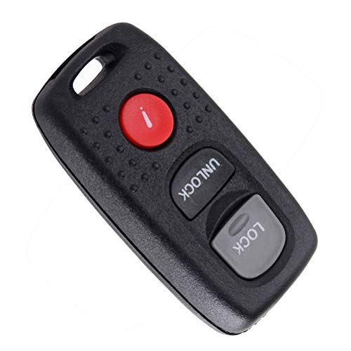 OCPTY 1 X Flip Key Entry Remote Control Key Fob Transmitter Replacement for Mazda 3 6 41846 3 Buttons