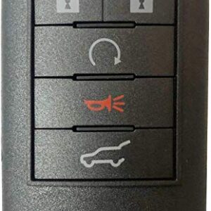 BexKeyless Replacement Remote Car Key Fob fits OUC6000066 315MHZ Cadillac 08-13 CTS/07-09 SRX/08-11 STS/06-11 DTS/Chevy 06-13 Impala/06-07 Monte Carlo/Buick 06-11 Lucerne