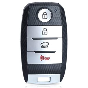 aichiyu smart remote key fob replacement for kia optima 2014 2015 4 buttons fsk 433mhz id46 chip, fcc id: sy5xmfna433, model: svi-xmfna433, p/n: 95440-2t500, 95440-4u000