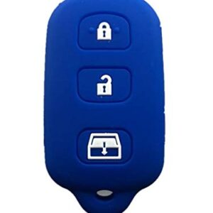 Rpkey Silicone Keyless Entry Remote Control Key Fob Cover Case protector Replacement Fit For 1999-2009 Toyota 4Runner 2001-2008 Toyota Sequoia HYQ12BBX HYQ12BAN HYQ1512Y