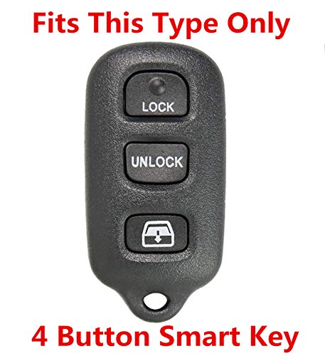 Rpkey Silicone Keyless Entry Remote Control Key Fob Cover Case protector Replacement Fit For 1999-2009 Toyota 4Runner 2001-2008 Toyota Sequoia HYQ12BBX HYQ12BAN HYQ1512Y