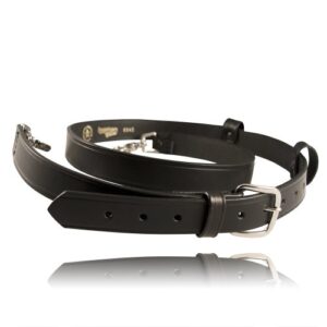 boston leather firefighter’s radio strap / belt