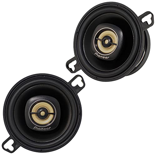 PIONEER TS-A879 A Series 3-1/2” 2-Way, 450 W Max Power, 25mm Tweeter – Coaxial Speaker (Pair) Black