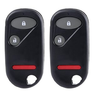 eccpp nhvwb1u523 key fob replacement for keyless entry remote key fob for honda civic/for h onda pilot nhvwb1u523 nhvwb1u5212003 for h onda civic key fob (pack of 2)