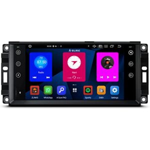 7 inch 8core 3g+32g android 12 wireless carplay android auto car stereo radio for 2006-2010 grand cherokee dodge ram 1500 chrysler 300 sebring touchscreen in-dash gps navigation unit with wifi swc dsp