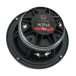 Gravity WZP65 Warzone Series 6.5" inch Pro Midrange Coaxial Loud Speaker 4-Ohms with 600 WATT Max, 1 Speaker Corrugated Speaker Surround with Oversize Magnet Motor Structure