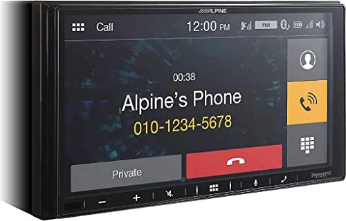 Alpine iLX-W650 7" Mechless Bluetooth Car Receiver Deck and Voxx HD Wide Angle Backup Camera Bundle. Android and iPhone Integration for Android Audio, Apple Car Play, and Streaming Music Apps