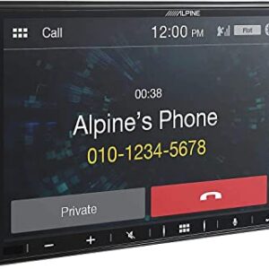 Alpine iLX-W650 7" Mechless Bluetooth Car Receiver Deck and Voxx HD Wide Angle Backup Camera Bundle. Android and iPhone Integration for Android Audio, Apple Car Play, and Streaming Music Apps