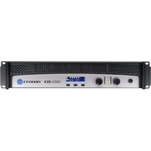 crown cdi 2000 two-channel, 800-watt @ 4Ω, 70v/140v power amplifier