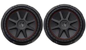 kicker 2 12″ 800 watt compvr 4 ohm dvc subs car power subwoofers | 43cvr124