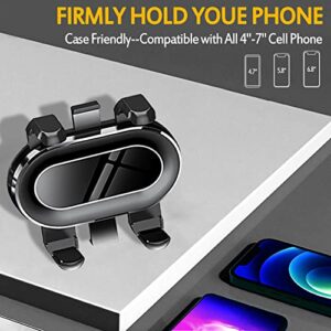 Rear View Mirror Car Phone Holder, Anti-Shake Multifunctional Rearview Mirror Phone Holder for Car, Rearview Holder – Rotatable and Retractable Car Phone Holder Mount, Phone Mount for Car