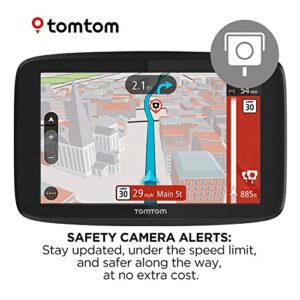 TomTom GO Supreme 6” GPS Navigation Device with World Maps, Traffic and Speed Cam alerts thanks to TomTom Traffic, Updates via WiFi, Handsfree Calling, Click-and-Drive Mount