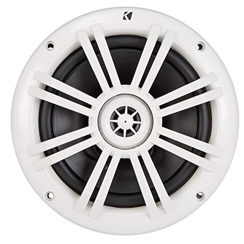 KICKER White Wake Tower System 6.5" Marine Speakers