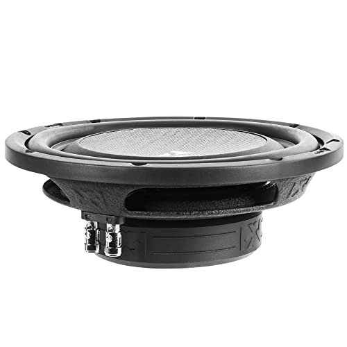 NVX SMW10D4 700W Peak (350W RMS) S-Series Shallow-Mount 10" Dual 4-Ohm Subwoofer