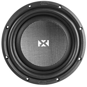 NVX SMW10D4 700W Peak (350W RMS) S-Series Shallow-Mount 10" Dual 4-Ohm Subwoofer