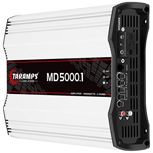 Taramps MD 5000.1 1 Channel 5000 Watts Rms Car Audio Amplifier 2 Ohm