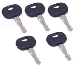 5pcs 14603 8u-9569 05755125 940451 8035807 key for volvo certain mini excavators & mini loaders bobcat v series versahandler forklifts caterpillar 213 214 euro excavators