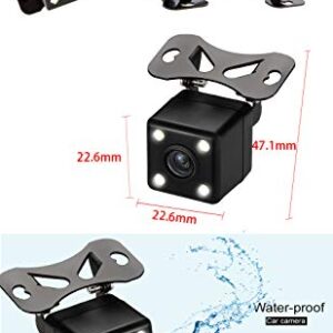 RoverOne Universal Car Backup Camera HD Color Waterproof Reverse Viewing Drive Camera with Light Wide View Angle