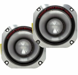 ignite pt-01v2, 4” titanium bullet tweeter super tweeter – 1500w peak