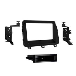 metra 99-7359b single din dash kit for select 2014 and kia optima vehicles (black)