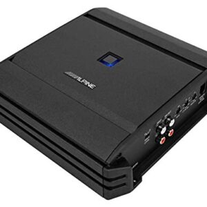 ALPINE S-A60M 600 Watt RMS Mono Car Audio Amplifier Subwoofer Class-D+Bass Knob