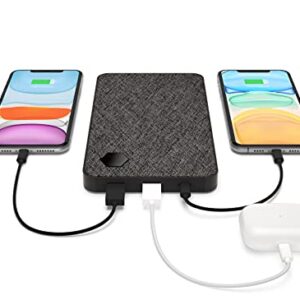 Eggtronic Laptop Power Bank | Ultra-Fast 20,000mAh Slim Battery Pack - USB C + USB A, 63W Output | Charge 3 Devices at Once- Phones, Tablets, Laptops, 3ft Cable Included