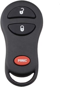 key fob replacement for 2002-2005 dodge ram truck 1500 2500/2001-2004 dakota/2001-2003 durango/2001-2003 grand caravan keyless entry remote (gq43vt17t)