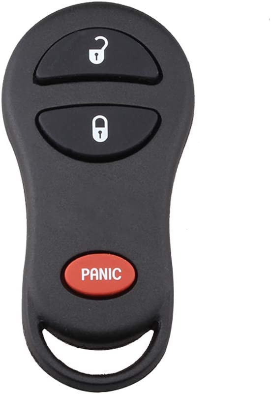 Key Fob Replacement for 2002-2005 Dodge Ram Truck 1500 2500/2001-2004 Dakota/2001-2003 Durango/2001-2003 Grand Caravan Keyless Entry Remote (GQ43VT17T)