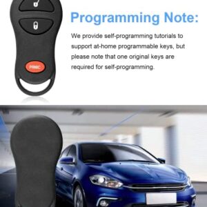 Key Fob Replacement for 2002-2005 Dodge Ram Truck 1500 2500/2001-2004 Dakota/2001-2003 Durango/2001-2003 Grand Caravan Keyless Entry Remote (GQ43VT17T)